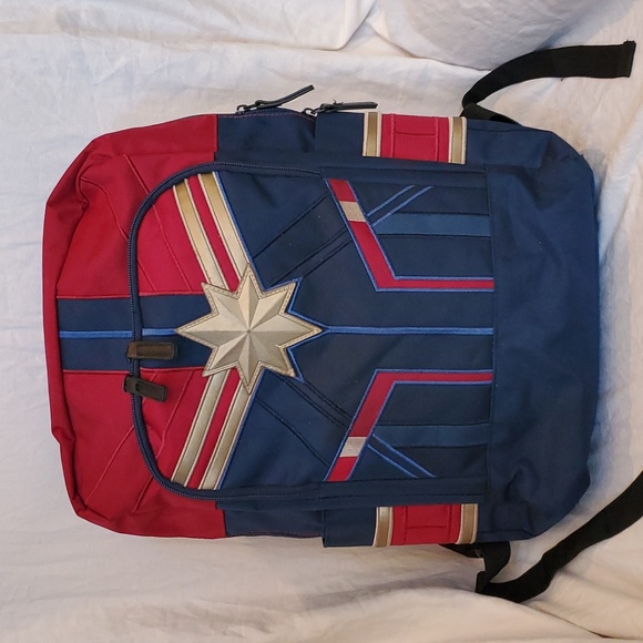 Marvel | Accessories | Marvel Captain Marvel Backpack Avengers School ...